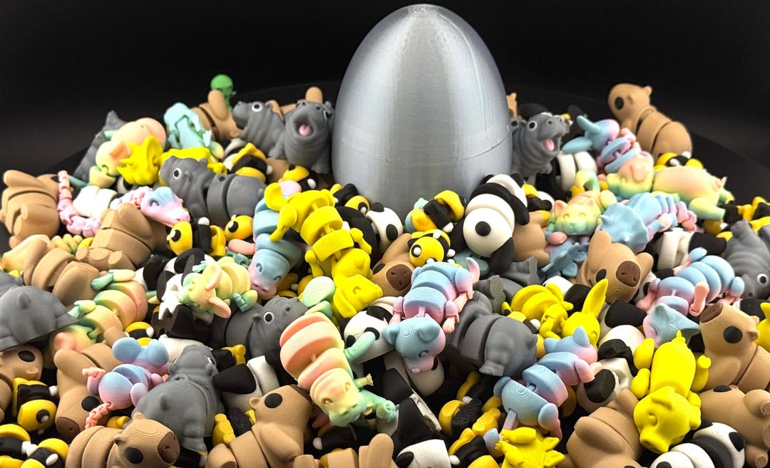 Mini Animal Fidget Toys, Pick Your Own, Articulating 3D Printed Sensory ...