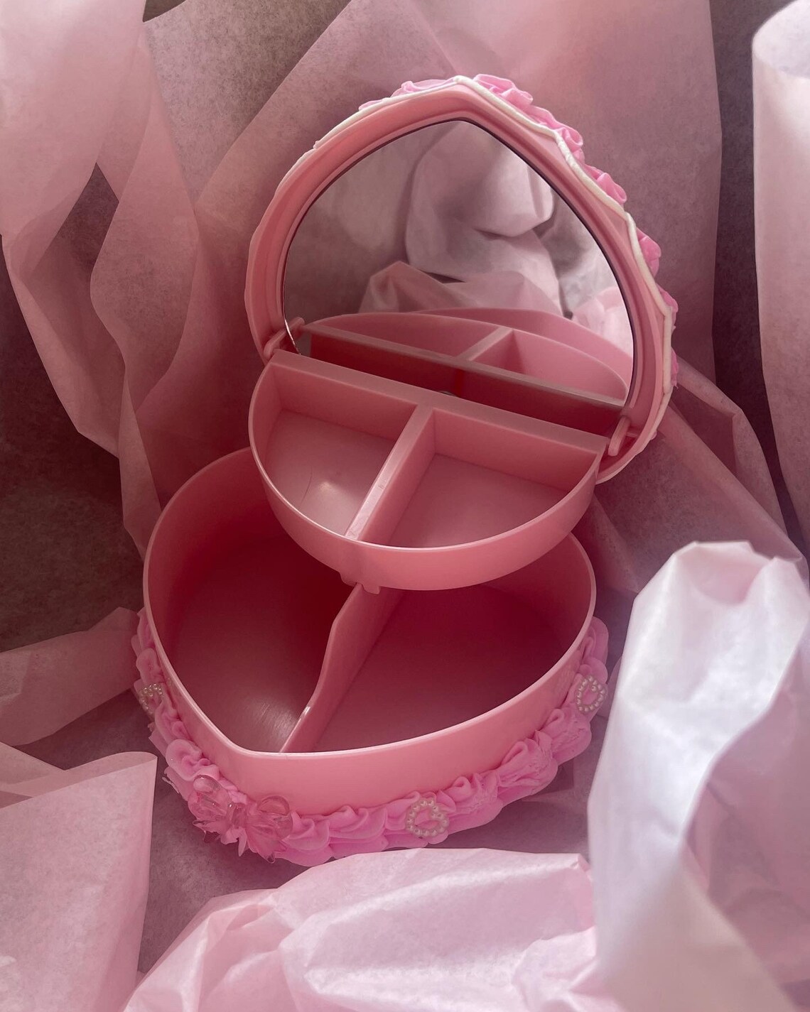 Pink Bow Jewelry Box - Etsy