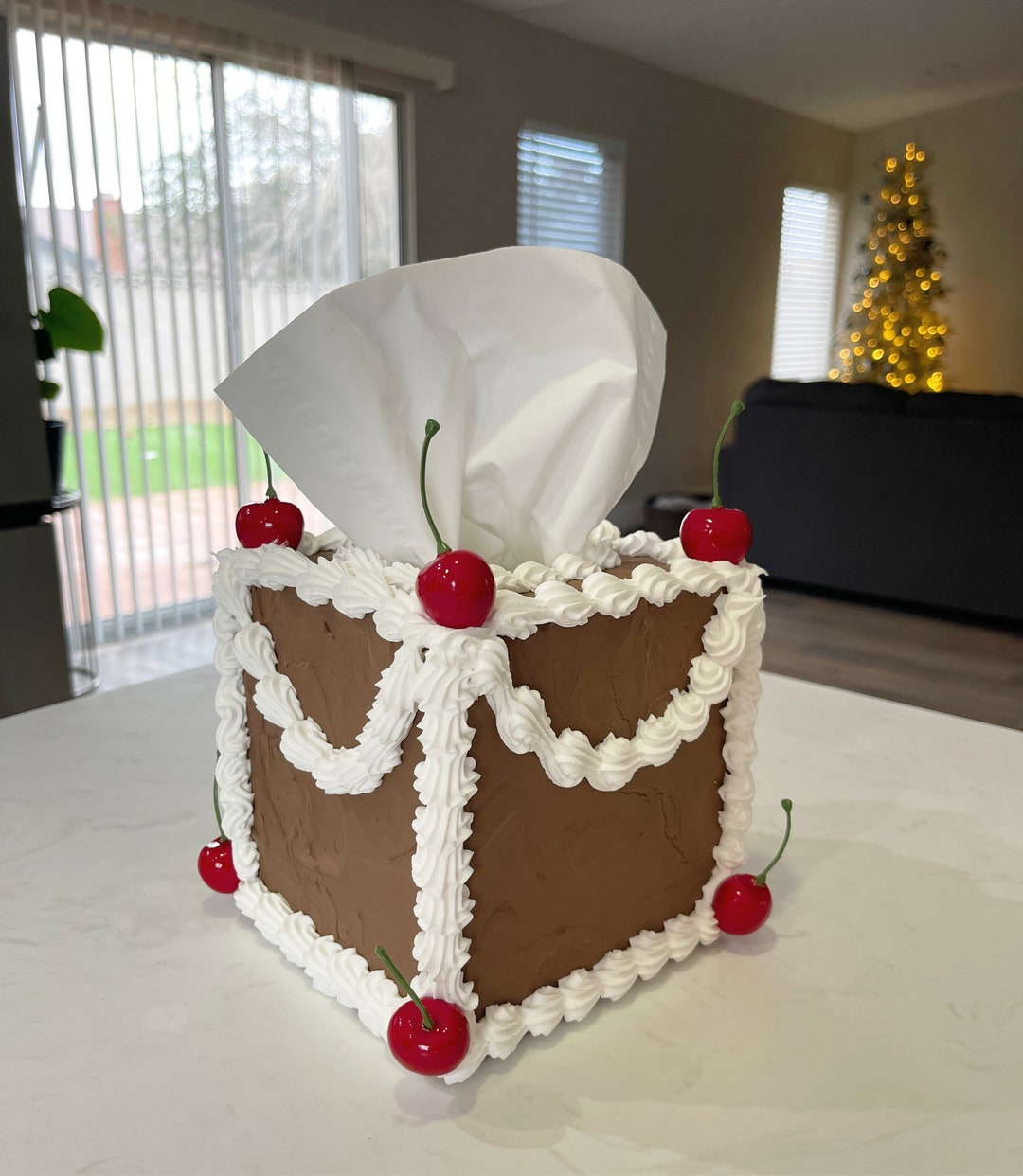 Gingerbread Cake Tissue Box Cover - Etsy