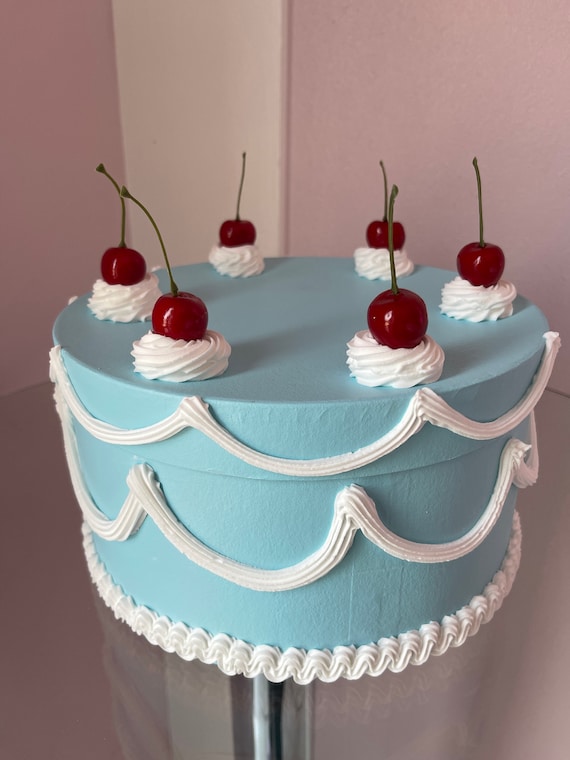 Custom Fake Cake Box / 9 Inch/retro Cake/kitsch Cake/fake Food - Etsy