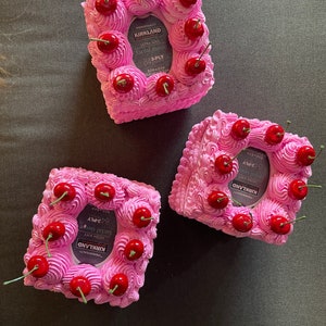 Pink Cake Tissue Box Cover - Etsy