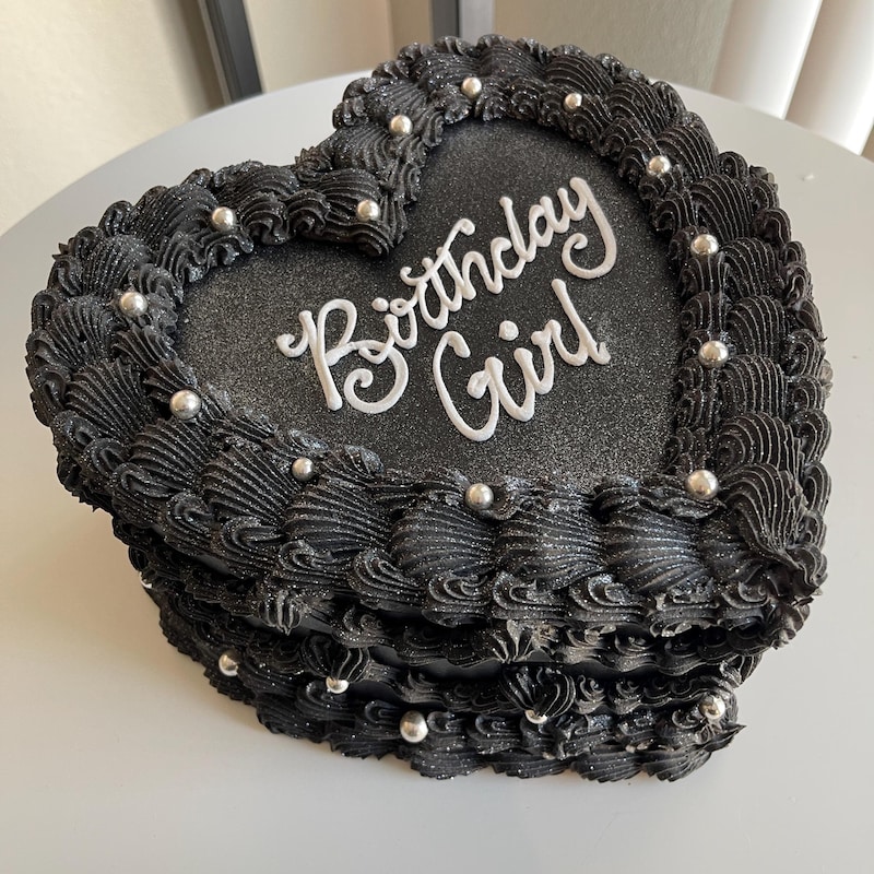 Black and White Prop Cake - Etsy