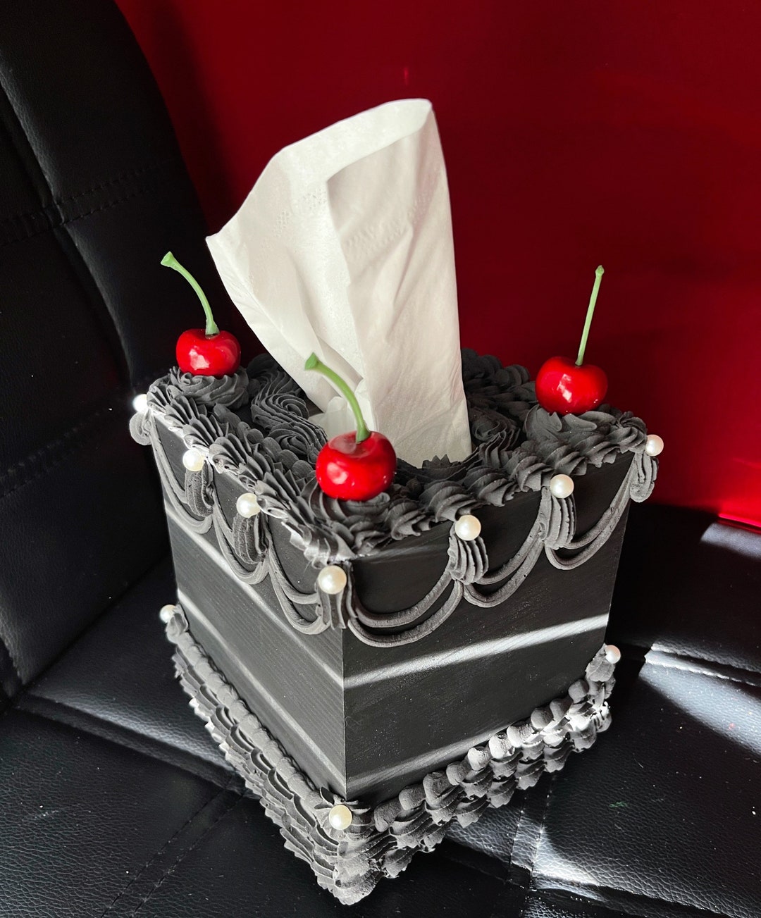Goth Cake Tissue Box Cover - Etsy