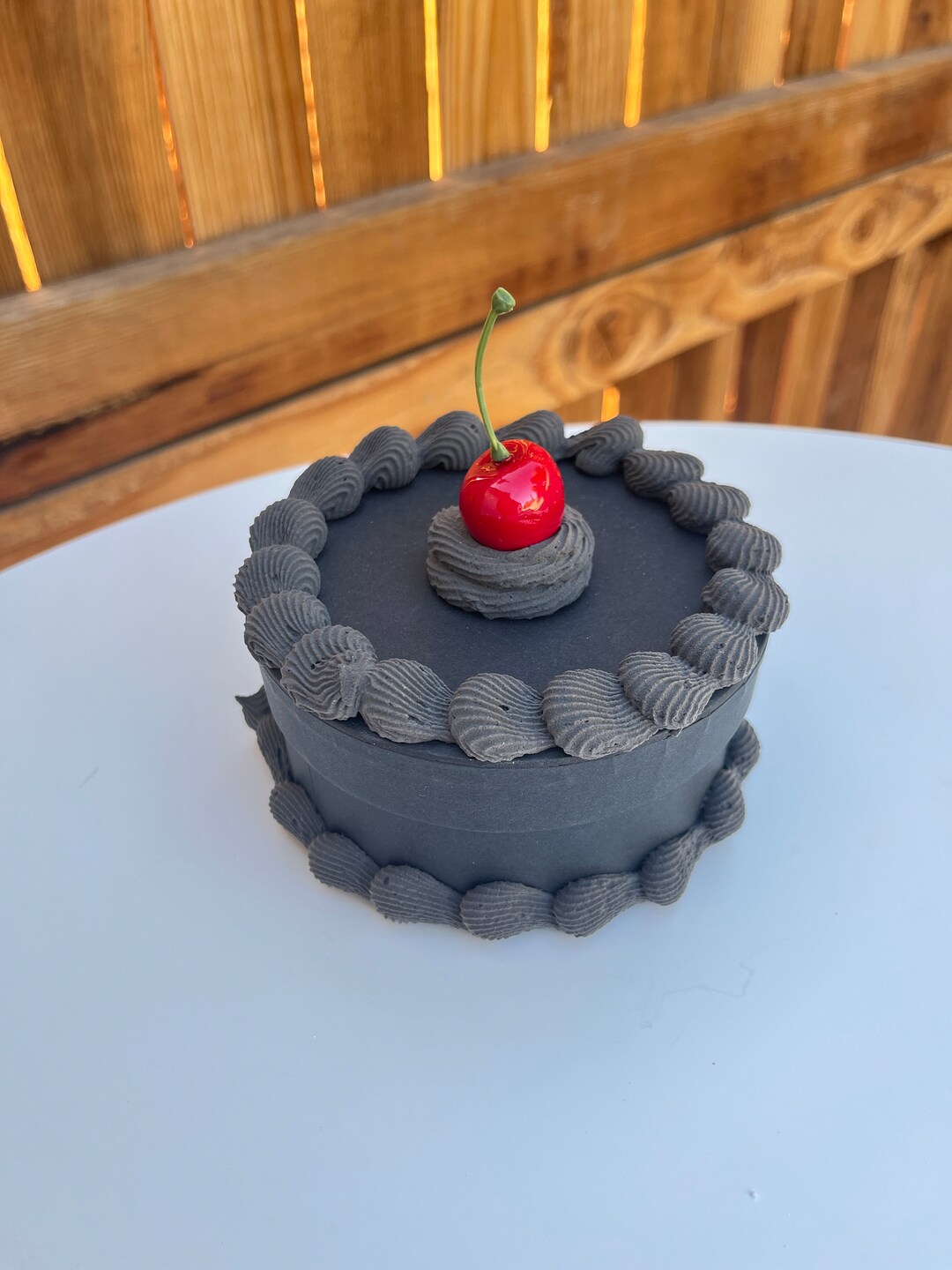 Black Fake Cake Box: Faux Cake Decor, Unique Jewelry Storage - Etsy