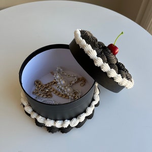 Black Fake Cake Box/ Cake Storage Box/ Faux Cake/ Fake Cake Decor ...