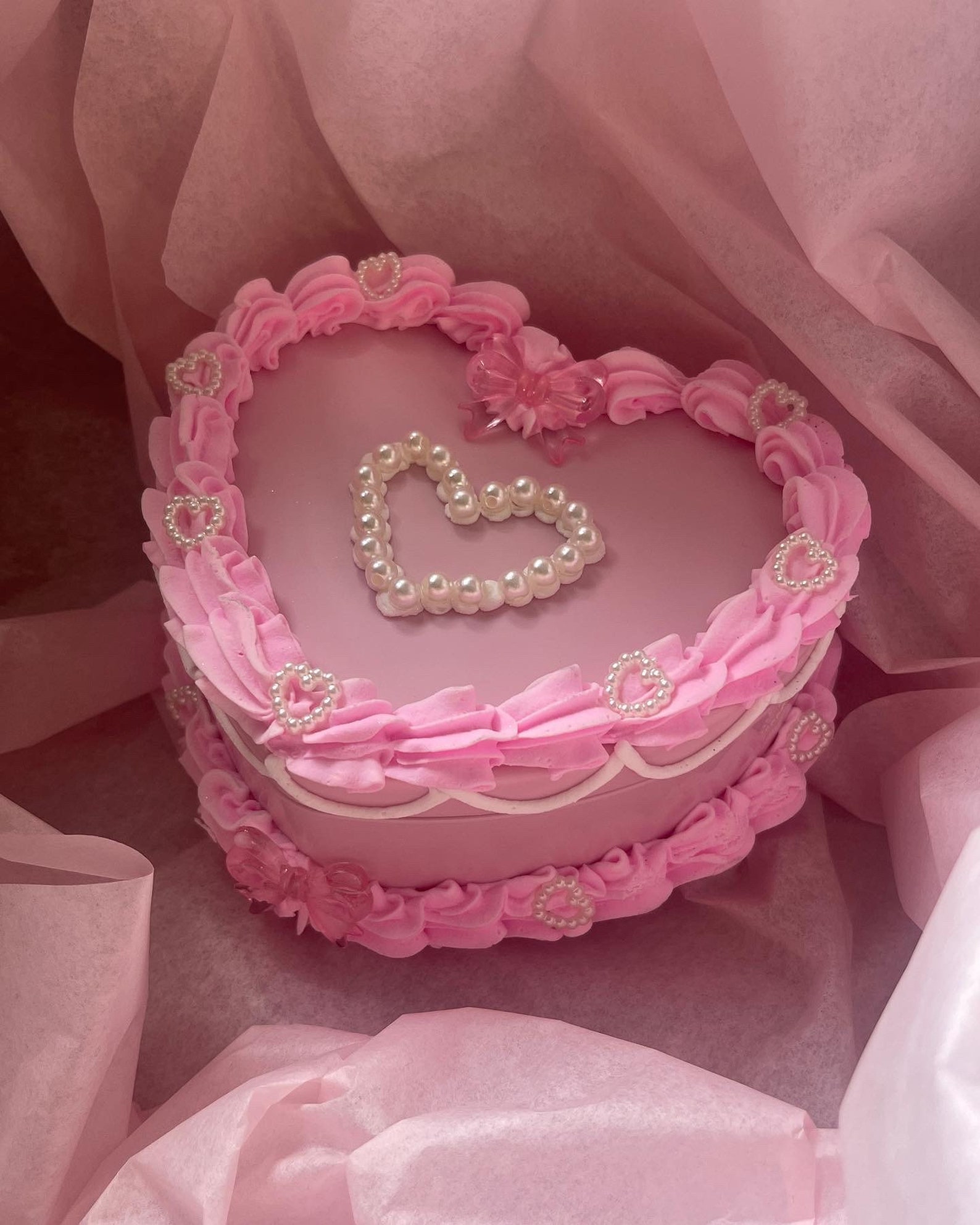 Pink Bow Jewelry Box - Etsy