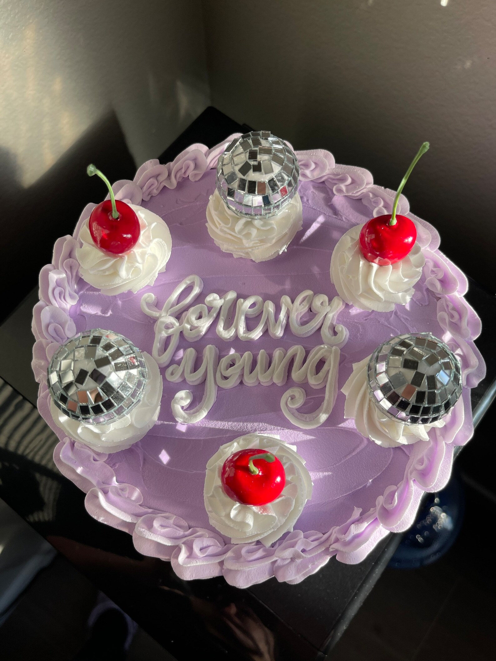 Disco Ball Buttercream Fake Cake - Etsy