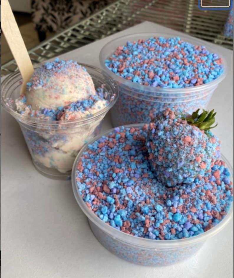 Cotton Candy Topping / Cotton Candy Crumble / Ice Cream - Etsy