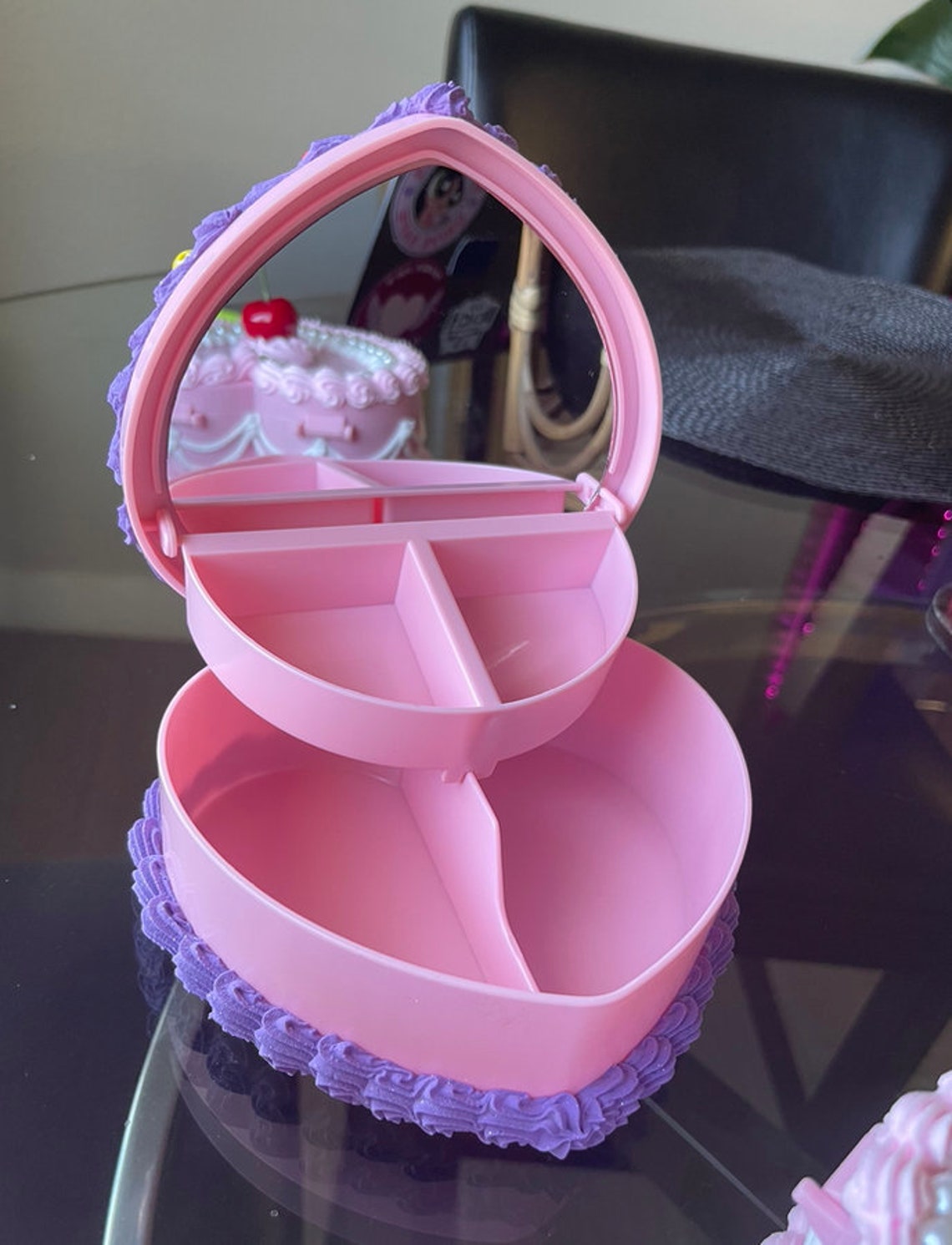 Y2K Jewelry Box / 90s Jewelry Box / Pink Jewelry Box /Y2K/ - Etsy