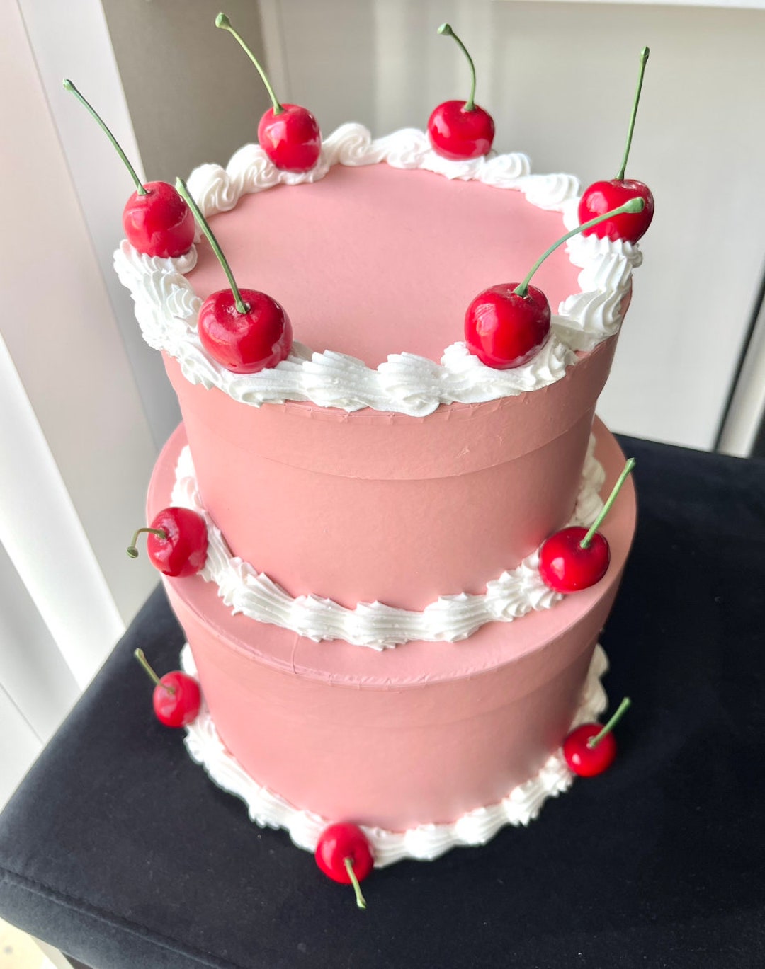 Two Tier Pink Cake Box - Etsy