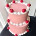 Two Tier Pink Cake Box - Etsy