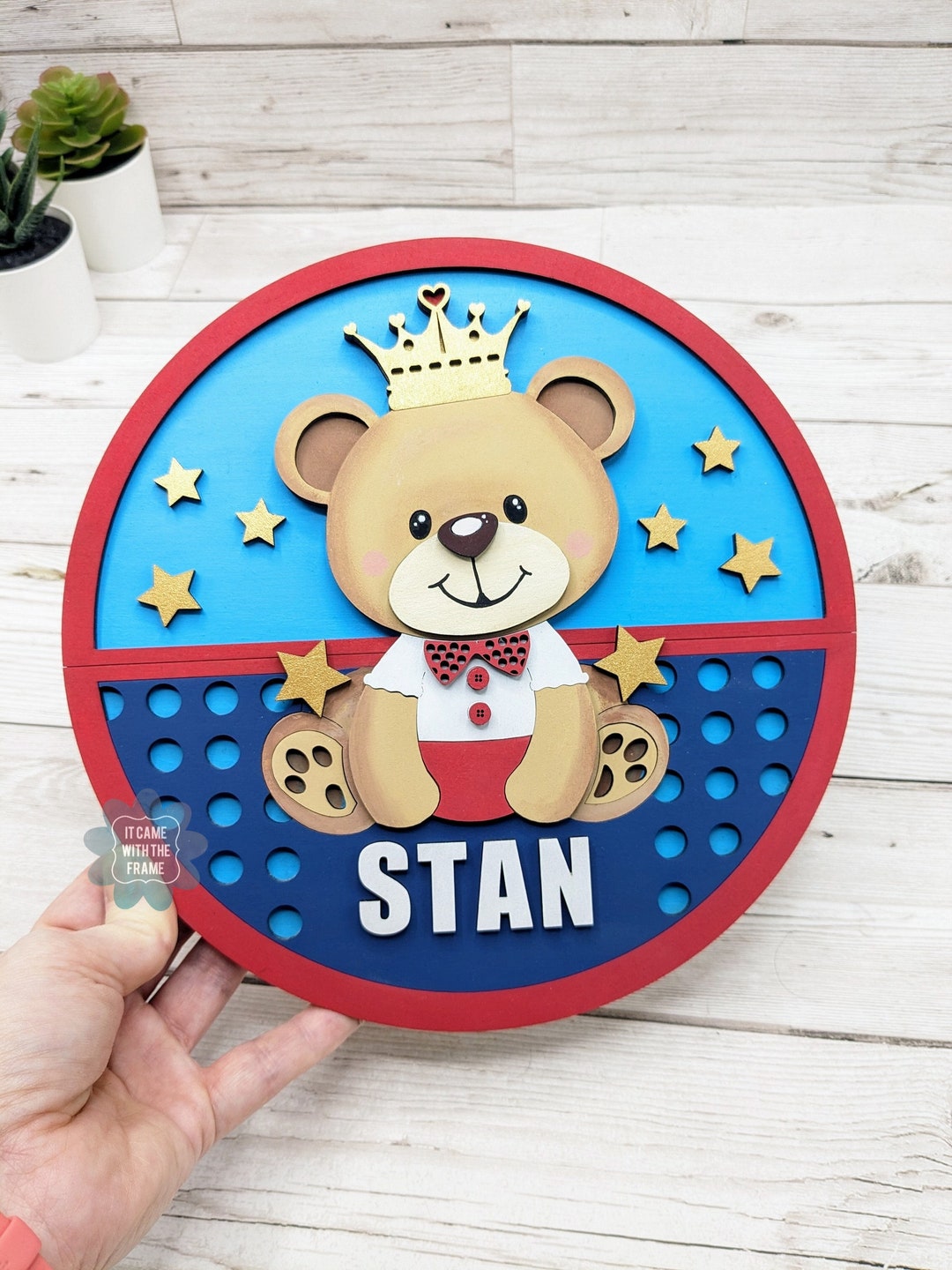 Teddy Bear Nursery Decor / Teddy Bear Door Sign / Teddy Bear Themed ...