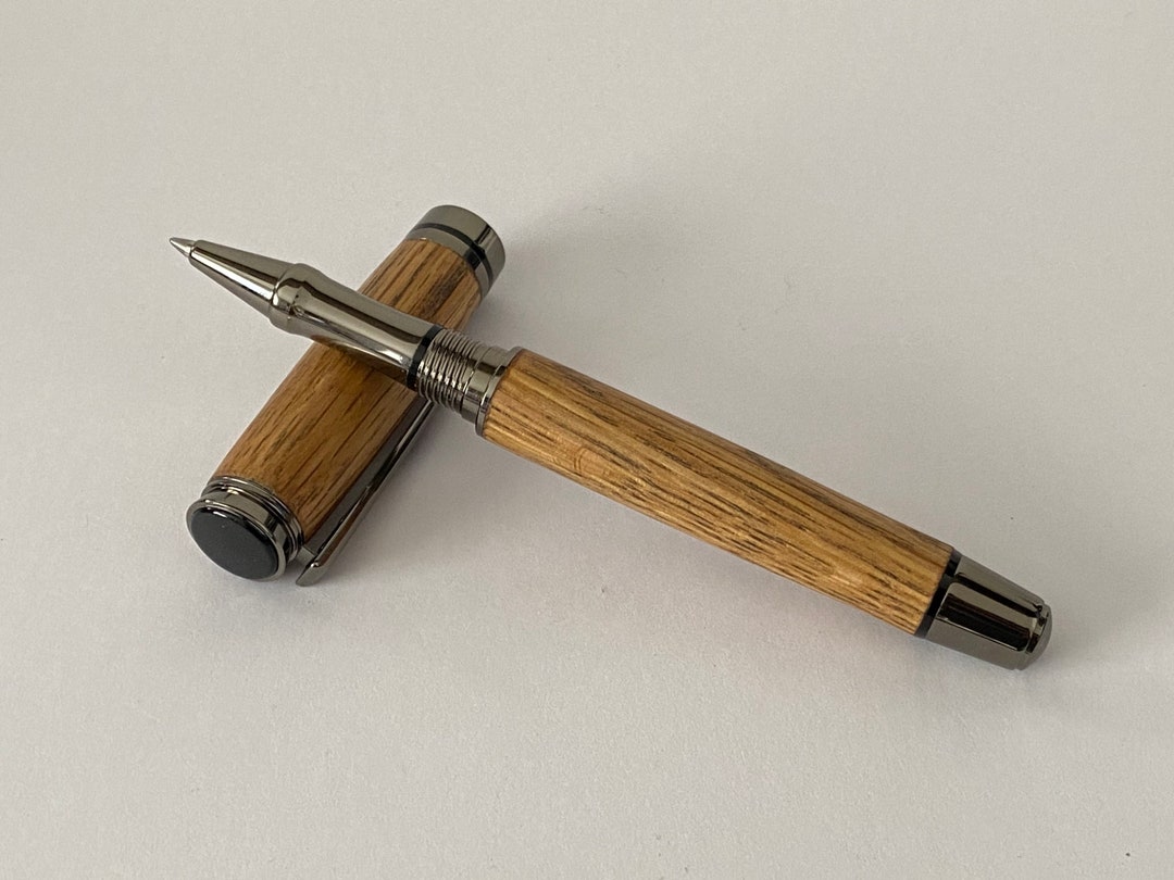 Irish Whiskey Barrel Rollerball - Style 2 | Handcrafted Wooden Oak Pen ...