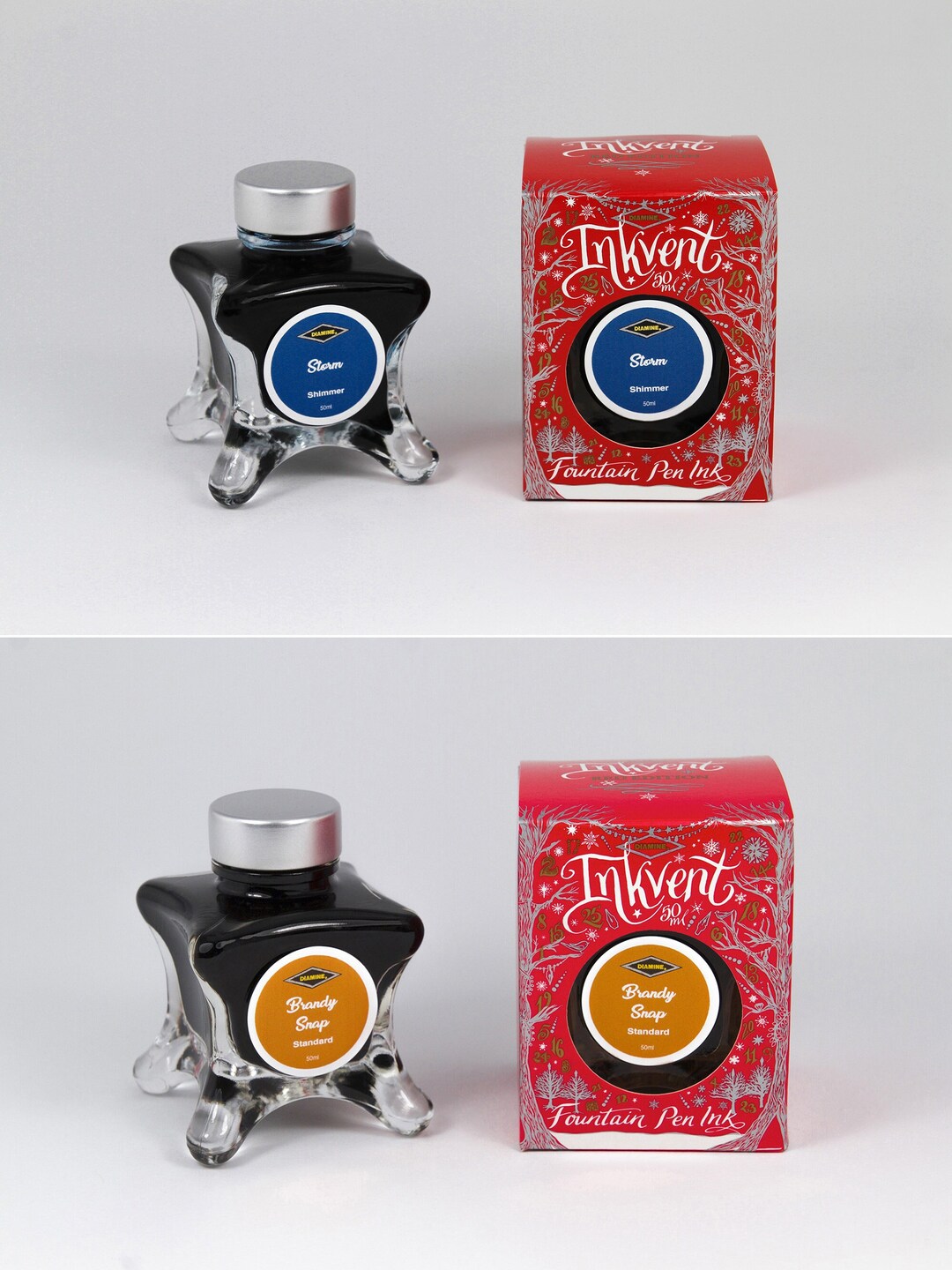Diamine Inkvent 2021 Red Edition 50ml Fountain Pen Ink - Etsy