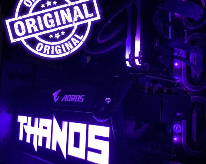 Gaming PC Sign - Personalized RGB LED Accessory - Etsy
