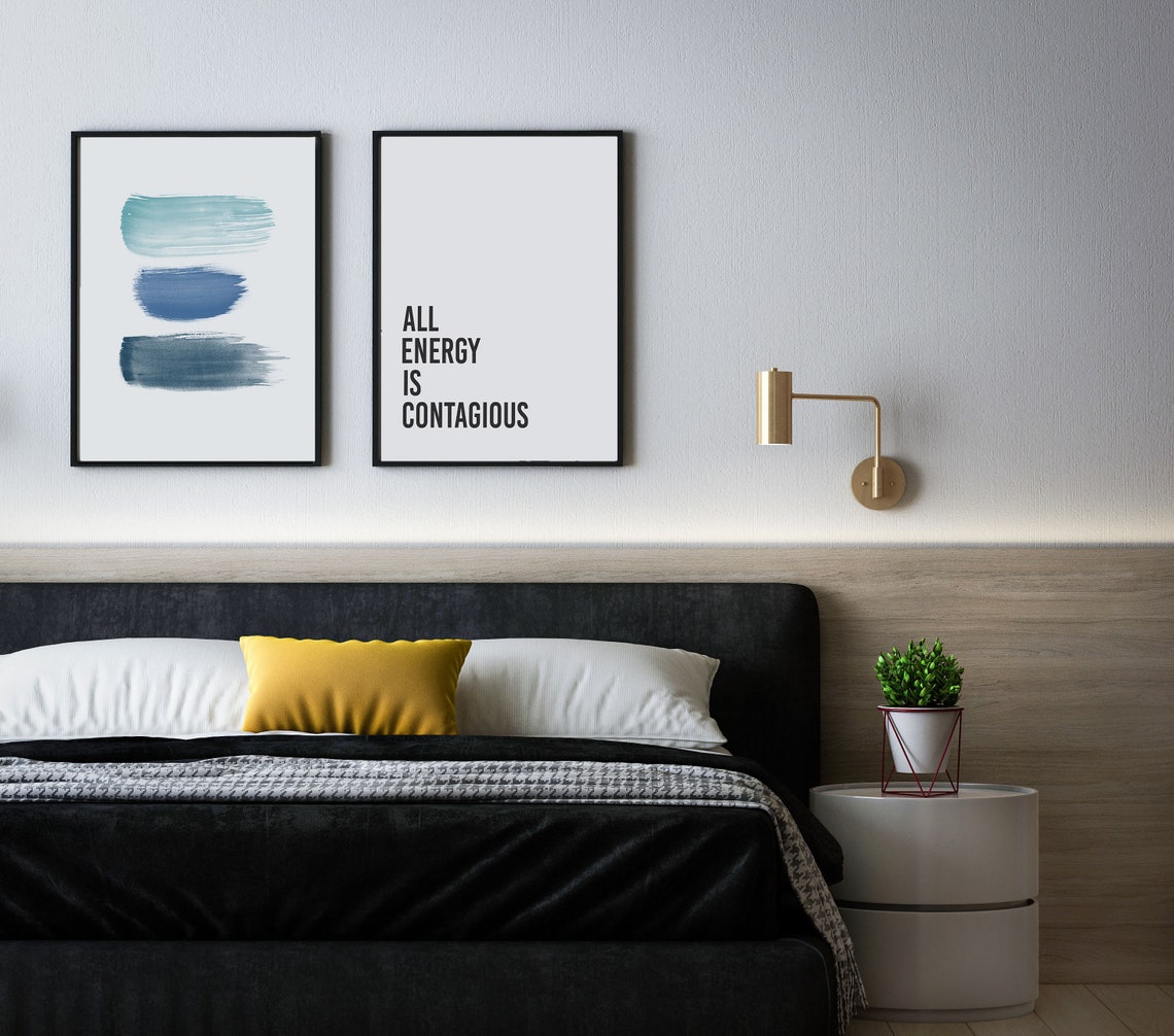 All Energy is Contagious Digital Print Positive Energy | Etsy