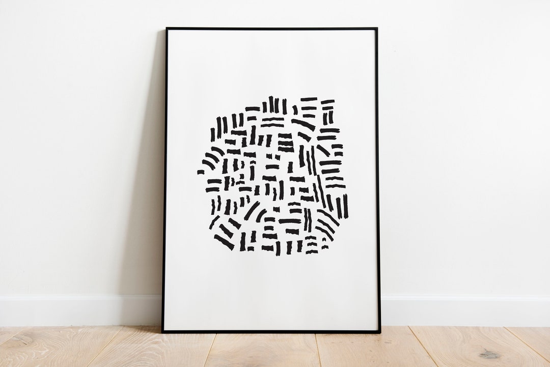Abstract Line Art Print, Abstract Print, Abstract Art, Line Print ...