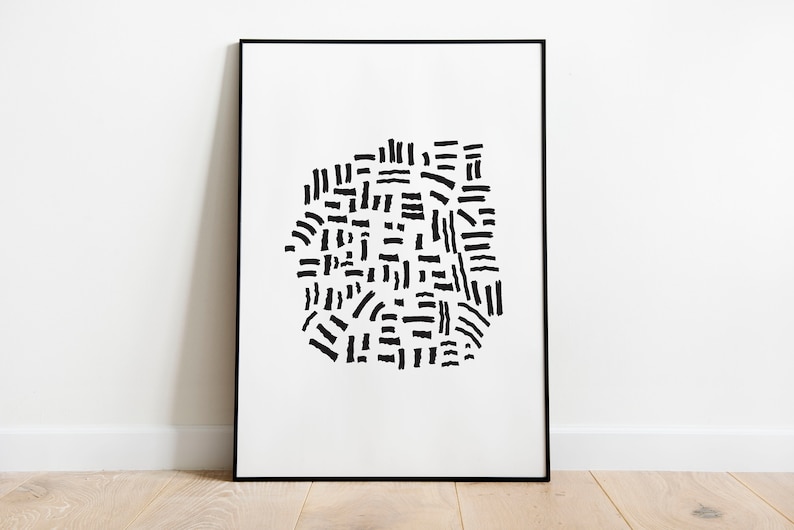 Abstract Line Art Print Abstract Print Abstract Art Line | Etsy