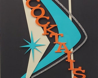 Mid Century Bar - Etsy