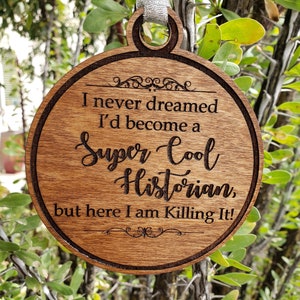 History Teacher Gift, Teacher Ornament, Social Studies, Super Cool ...