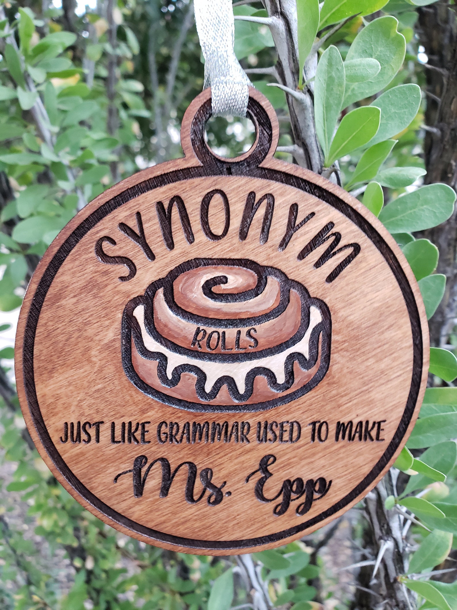 English Teacher Gift, Personalized, Synonym Rolls, Gift Exchange ...
