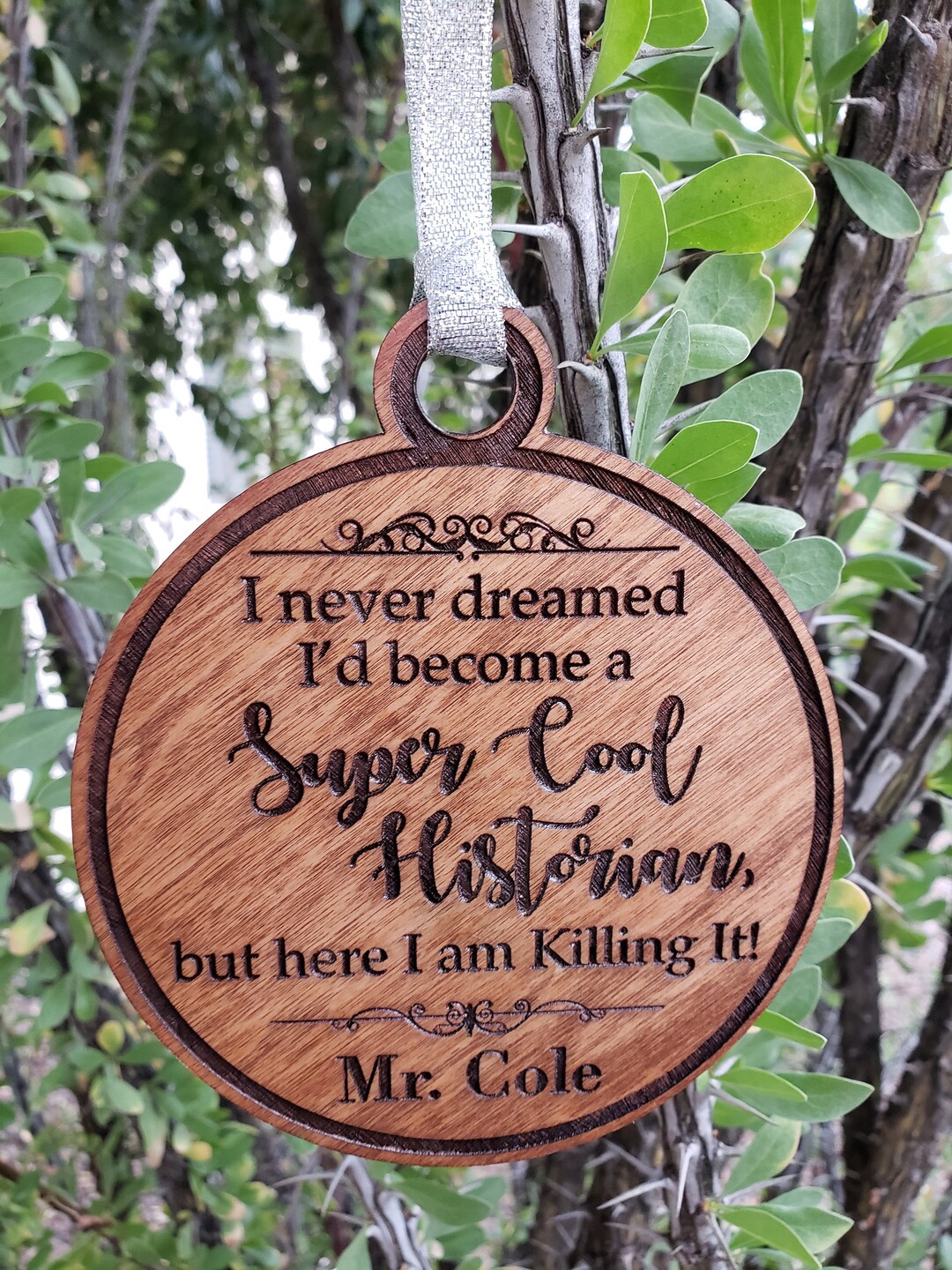 History Teacher Gift, Teacher Ornament, Social Studies, Super Cool ...