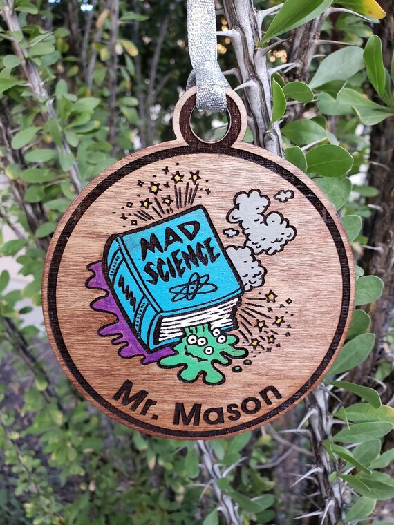 Mad Science Teacher Gift Chemistry Biology Option to | Etsy