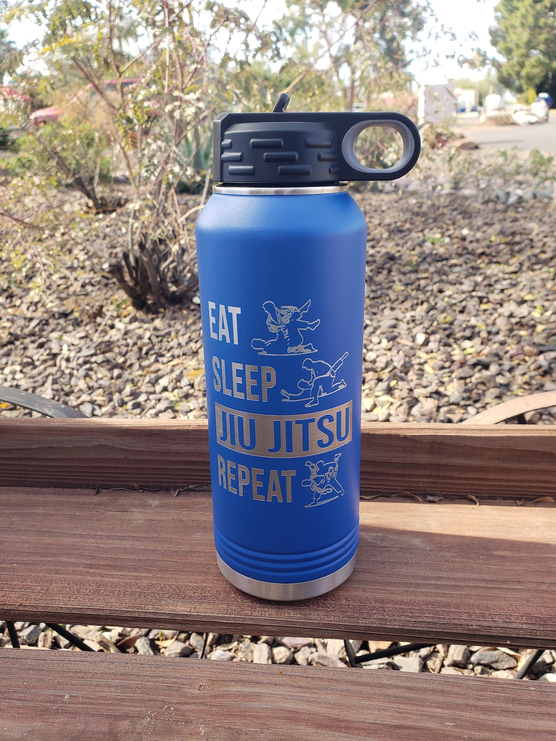 Eat, Sleep, Jiu Jitsu, Repeat Engraved, Option to Add Name 18 Colors ...