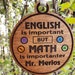 Math Teacher Gift, English is Important but Math is Importanter, Option ...