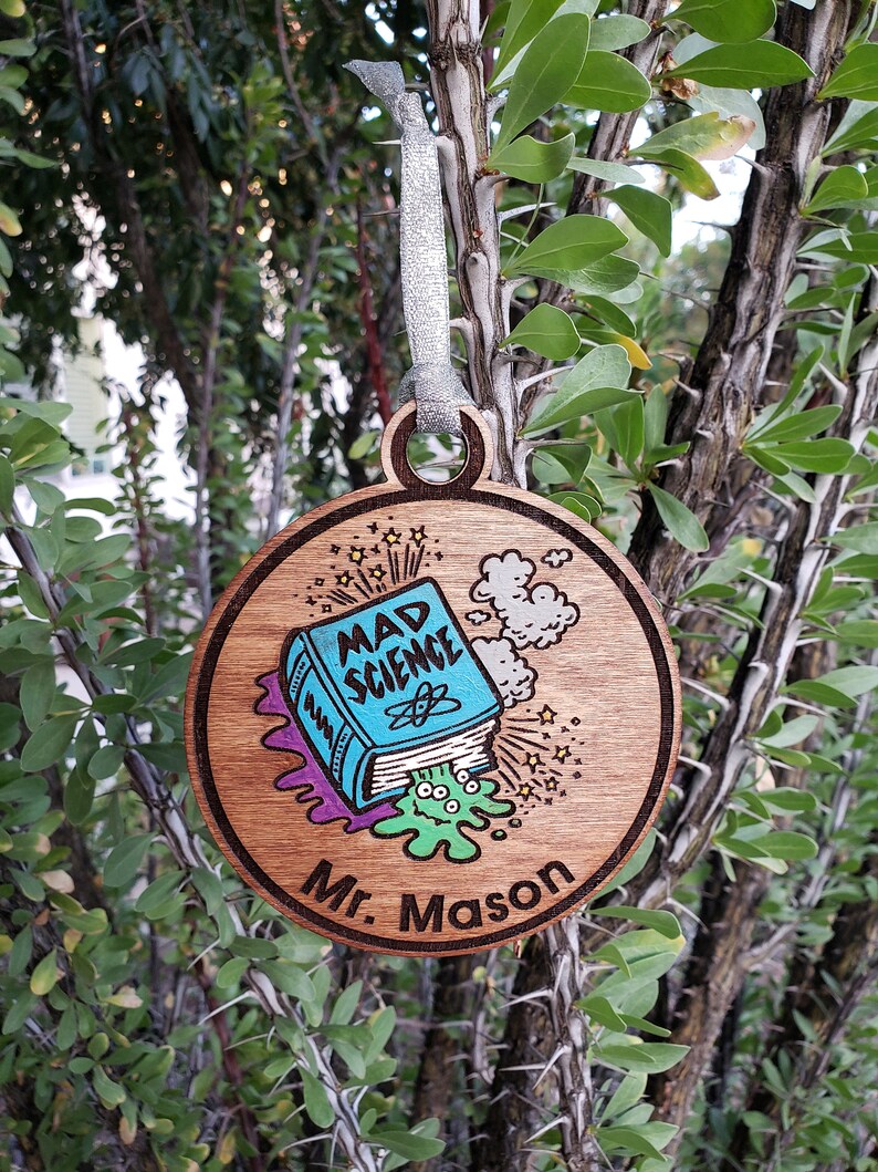 Mad Science, Teacher Gift, Chemistry, Biology, Option to Personalize ...