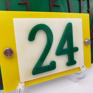 Layered, 3D, Barrel Cactus House Address Sign, Acrylic, Made to Order ...