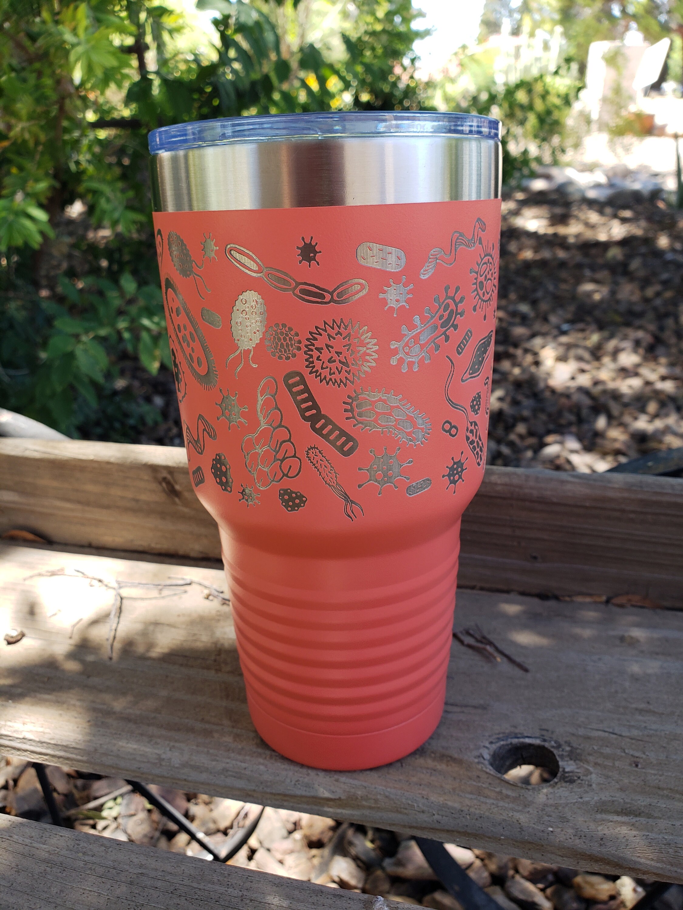 Full Wrap Microorganism Bacteria Virus Funny Engraved - Etsy