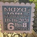 Personalized Layered Baby Stats Sign From Birch, Stained Wooden Sign 12 ...