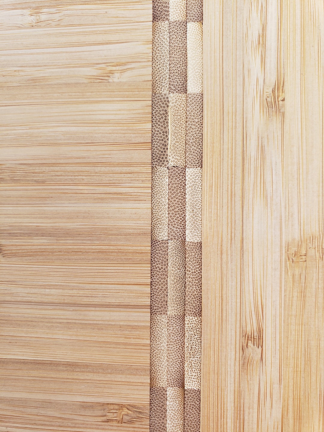 Custom Design And/or Text, Bamboo Board With Butcher Block Inlays ...