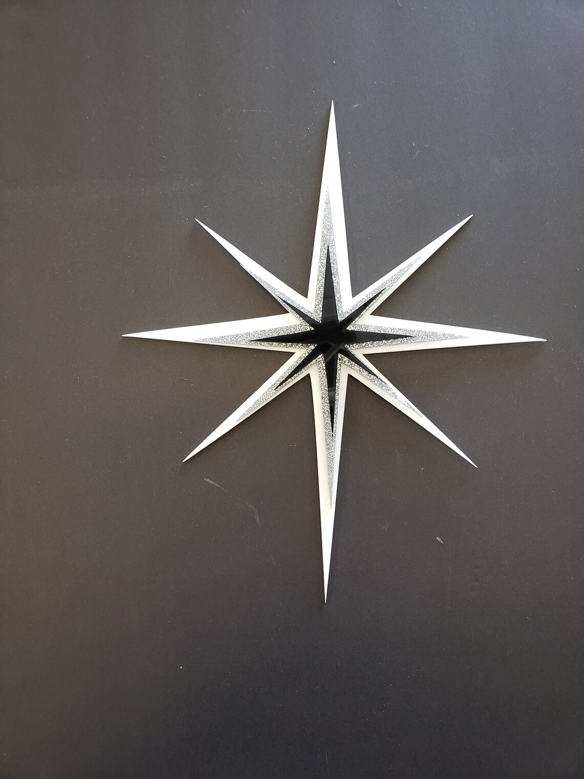 Atomic Starburst, 1/8" Acrylic, Mid Century Modern, MCM, Crafts, Cutout ...