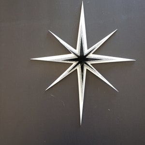 Atomic Starburst, 1/8" Acrylic, Mid Century Modern, MCM, Crafts, Cutout ...