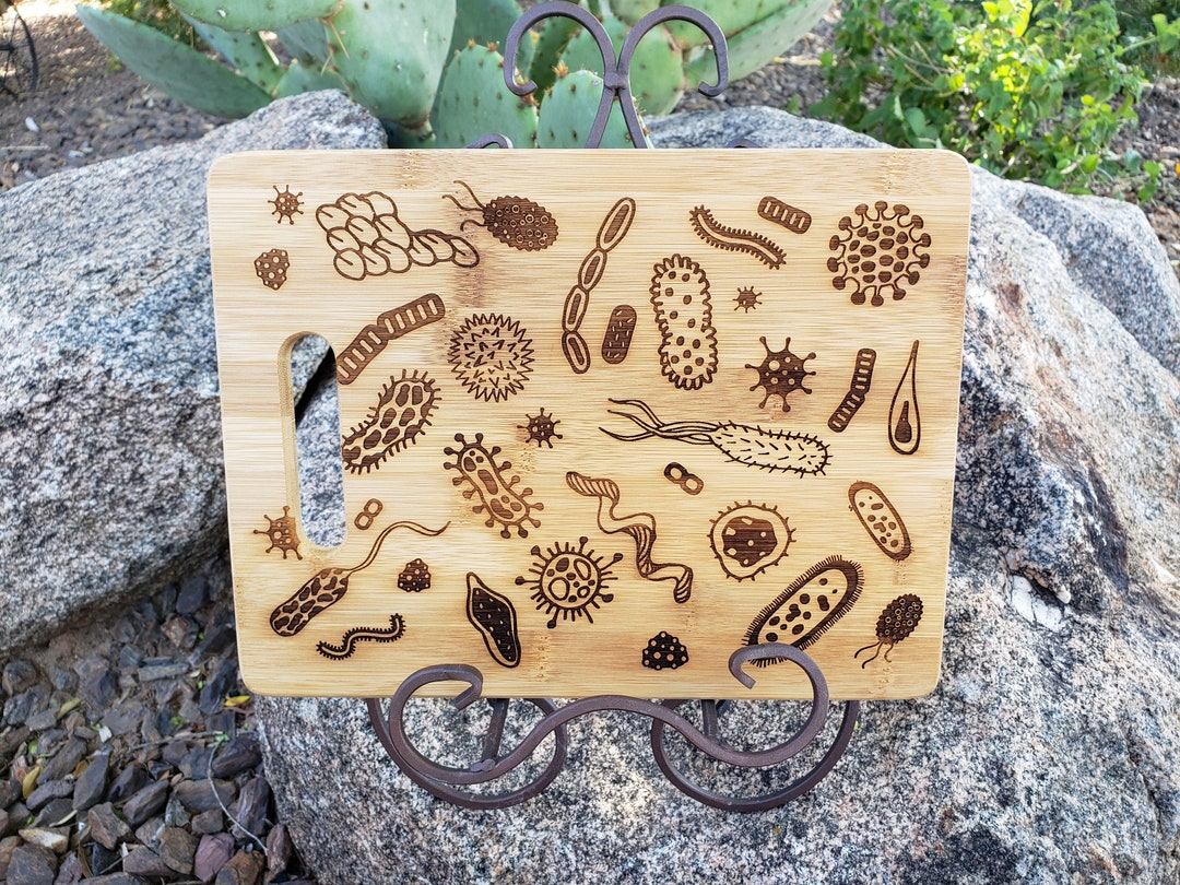 Microorganism, Bacteria, Virus Cutting Board, Microbiology, Funny ...