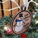 Chrismukkah Ornament - Snowman & Menorah, Christmas, Hanukkah ...