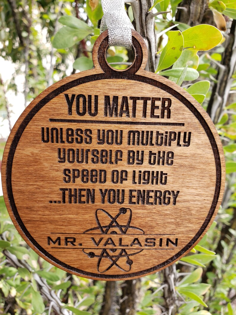 Science Teacher You Matter Unless You Multiply Yourself by - Etsy