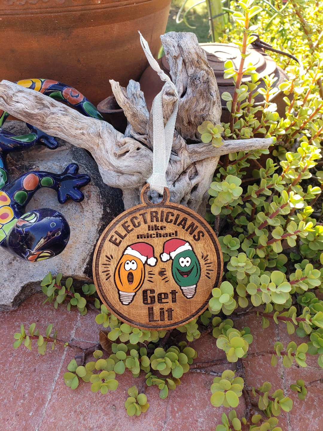 Electricians Like (fill in Name) Get Lit, Lineman, Laser Engraved, Hand ...