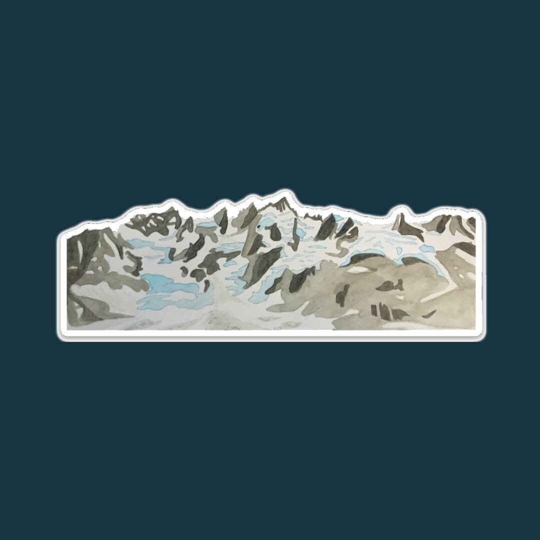 Laughton Glacier Sticker - Etsy