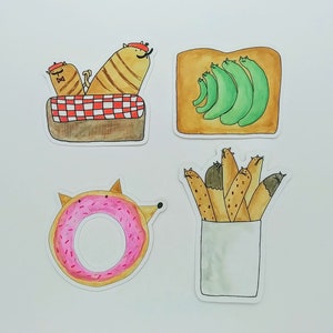 Biscatti Sticker / Biscotti / Cat Loaf / Cat Loaves / Puns / Food Puns ...