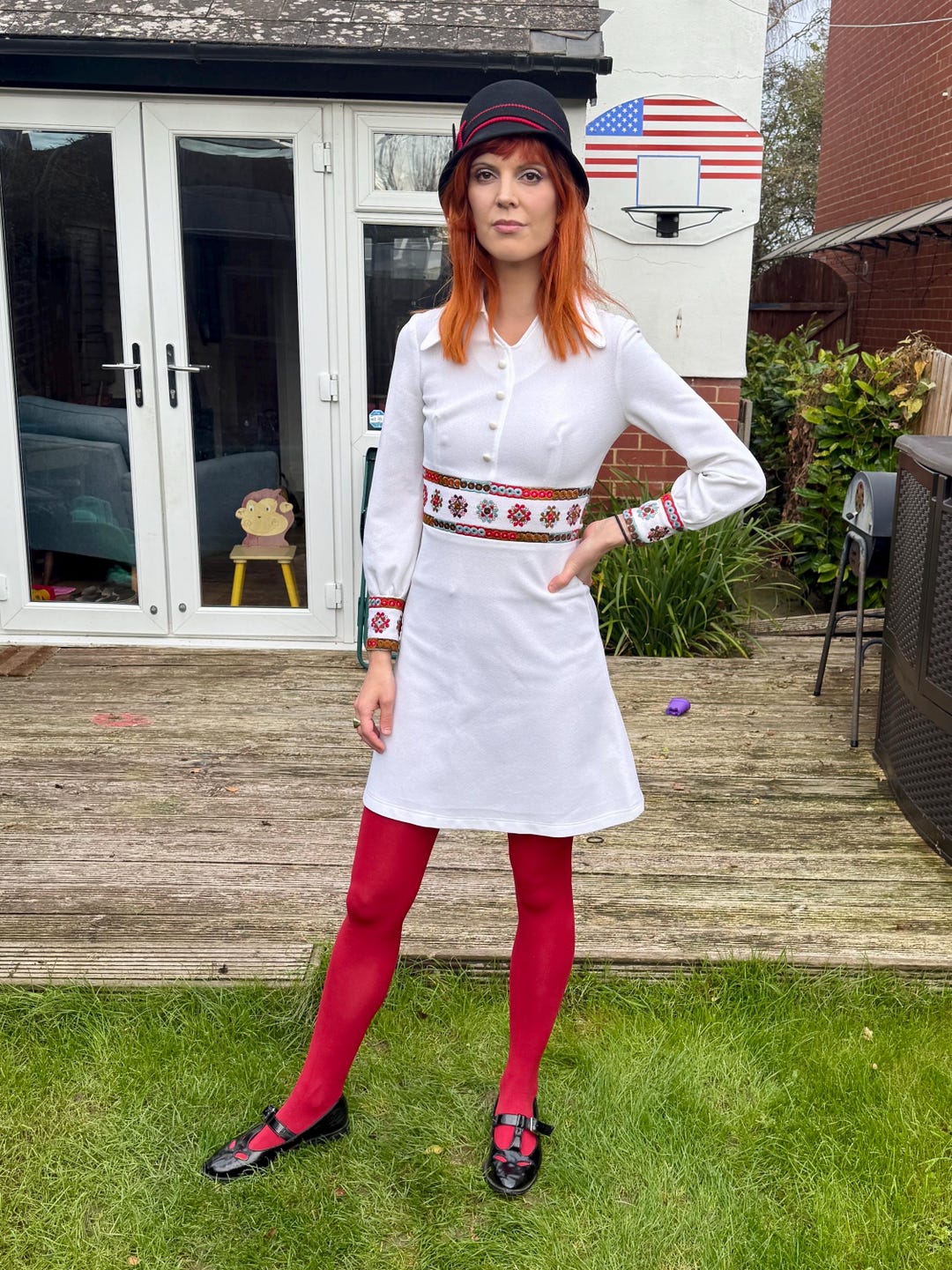 Original 1960s Winter White Mod Dress - Etsy