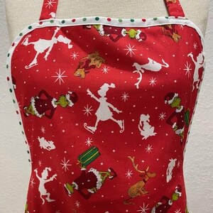 Women's Grinch Christmas Apron. - Etsy