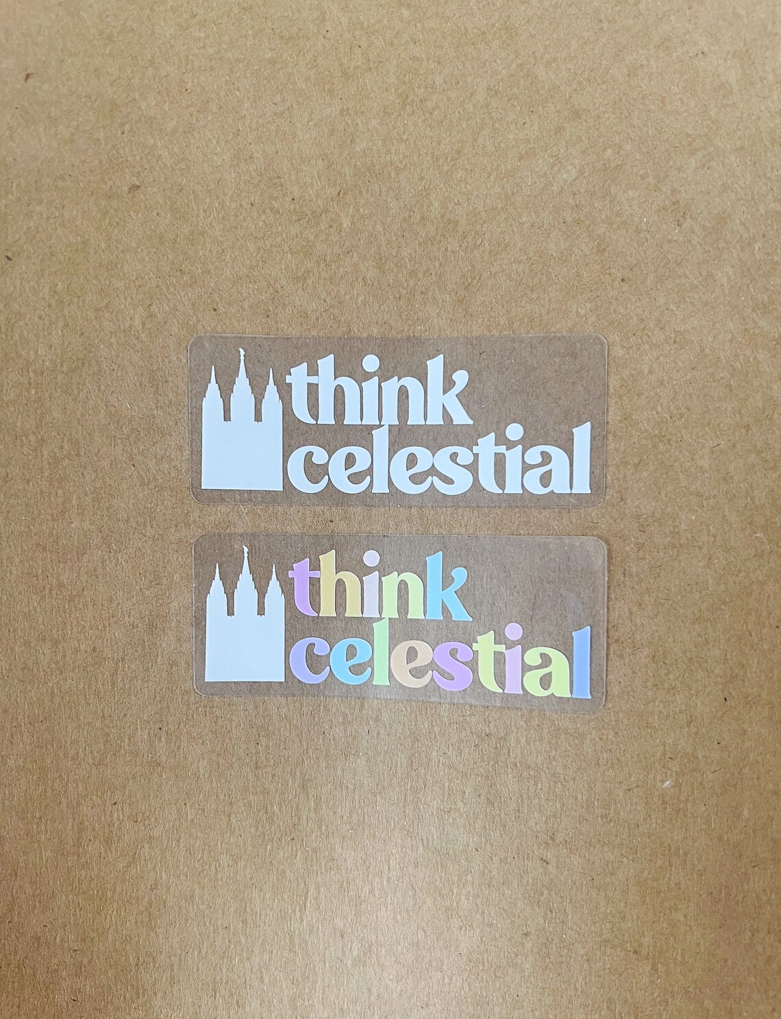 Think Celestial, Think Celestial Sticker, LDS Stickers, LDS Art, Temple ...