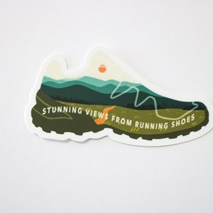 Running Sticker, Trail Running, Shoe Sticker, Mountain Sticker, Outdoor ...