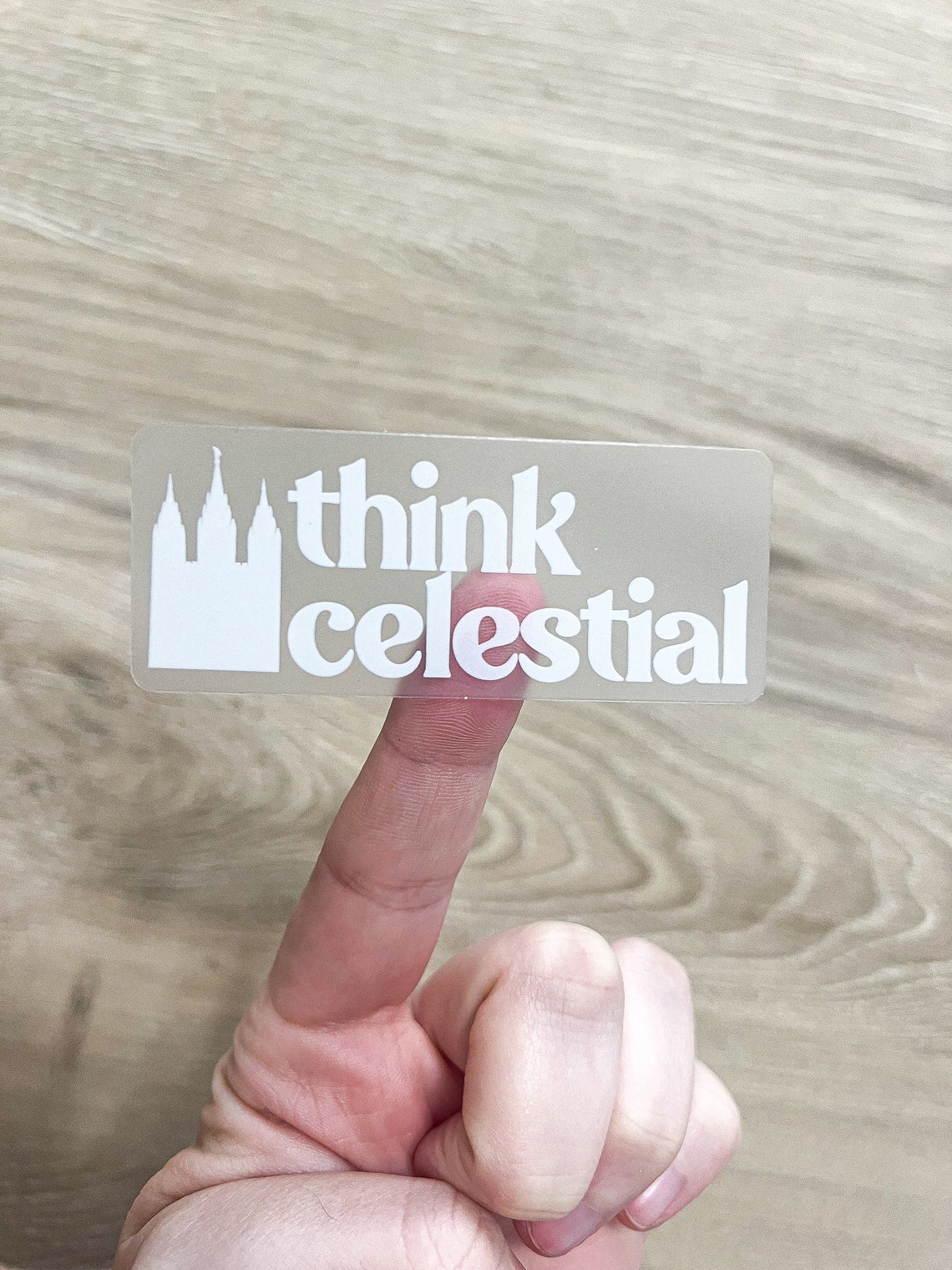 Think Celestial, Think Celestial Sticker, LDS Stickers, LDS Art, Temple ...