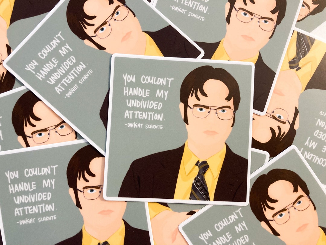 Dwight Schrute, Dwight Schrute Sticker, the Office Sticker, Vinyl ...