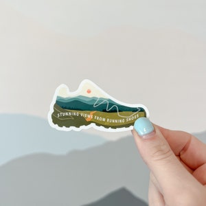 Running Sticker, Trail Running, Shoe Sticker, Mountain Sticker, Outdoor ...