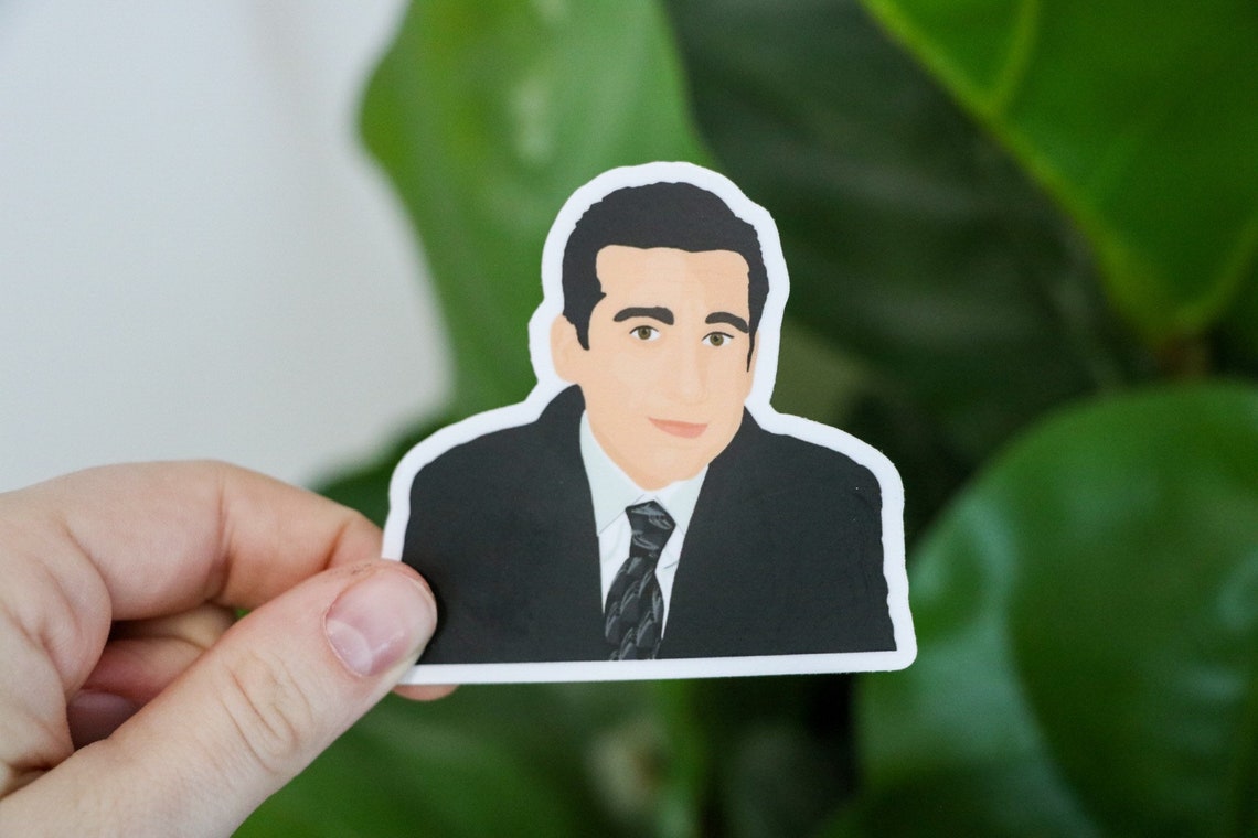 Michael Scott Michael Scott Sticker the Office Sticker - Etsy